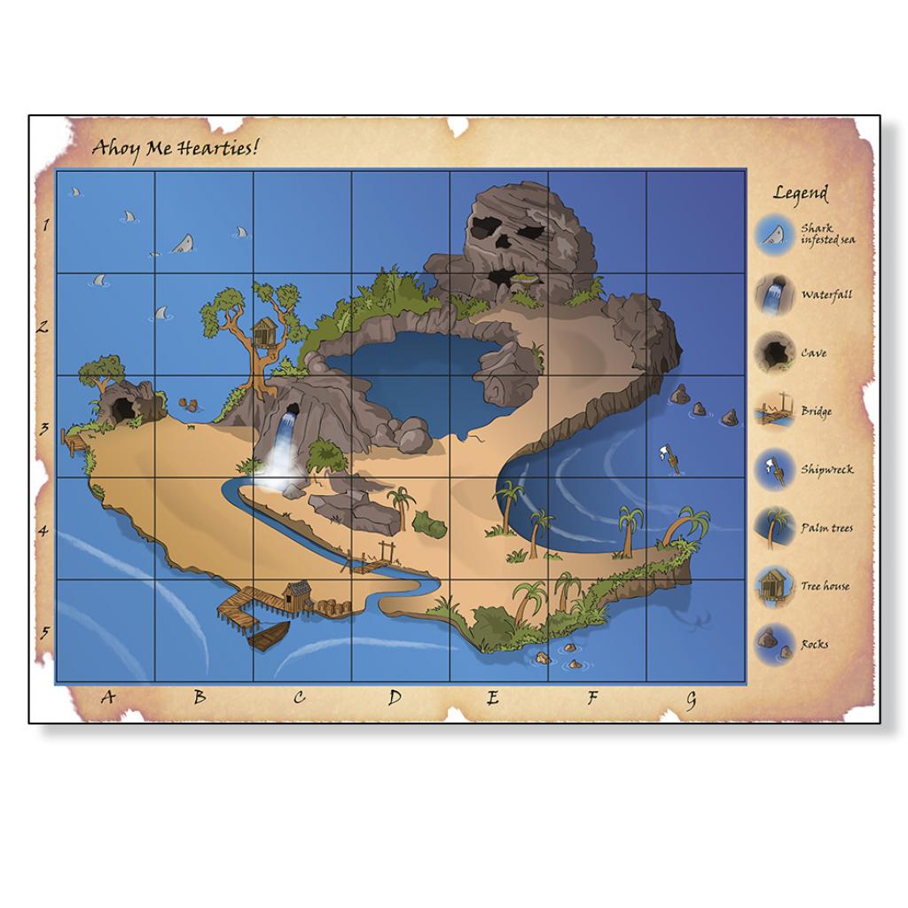 Pirate Treasure Island Floor Map | Starbeck Education