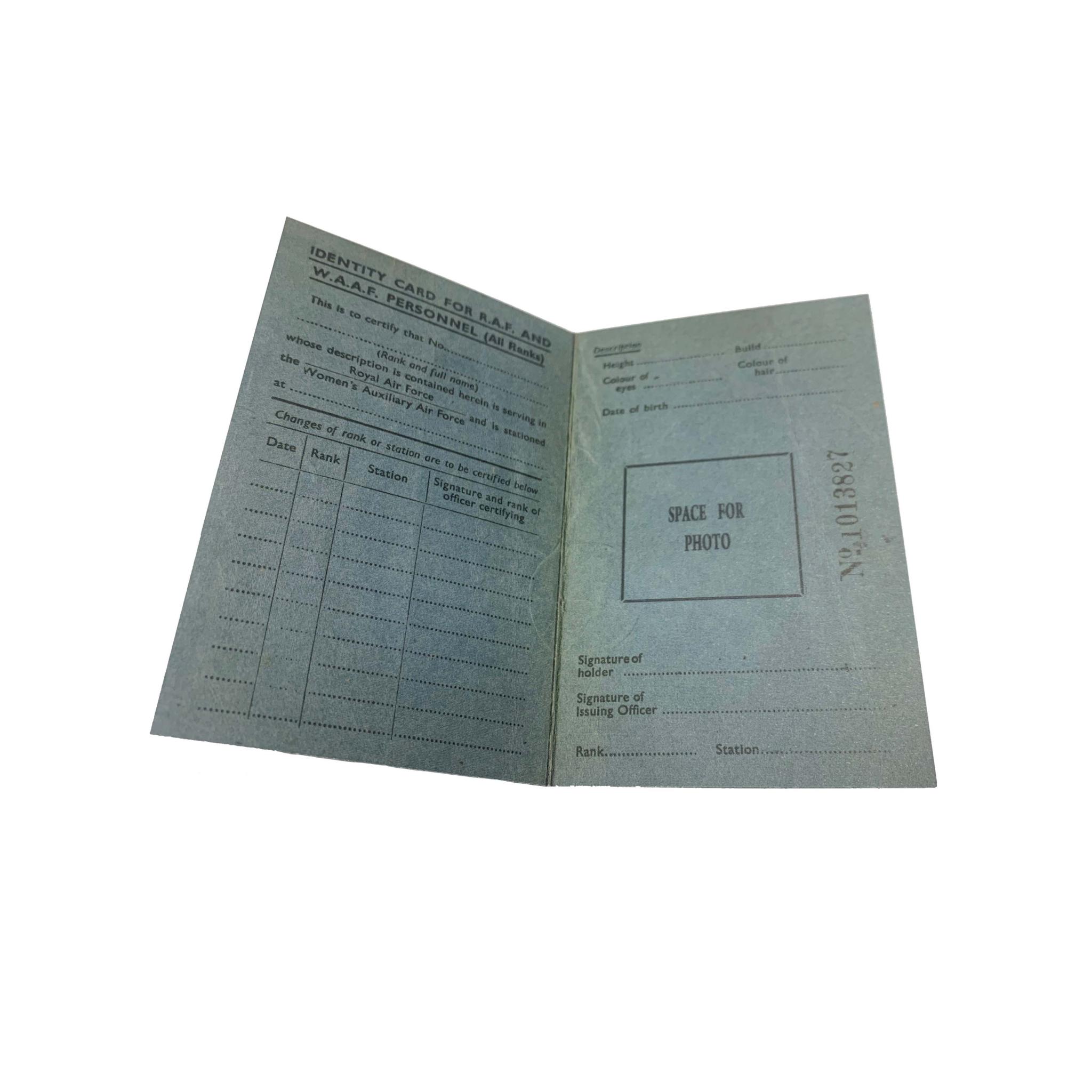 RAF Identity Cards | Starbeck Education