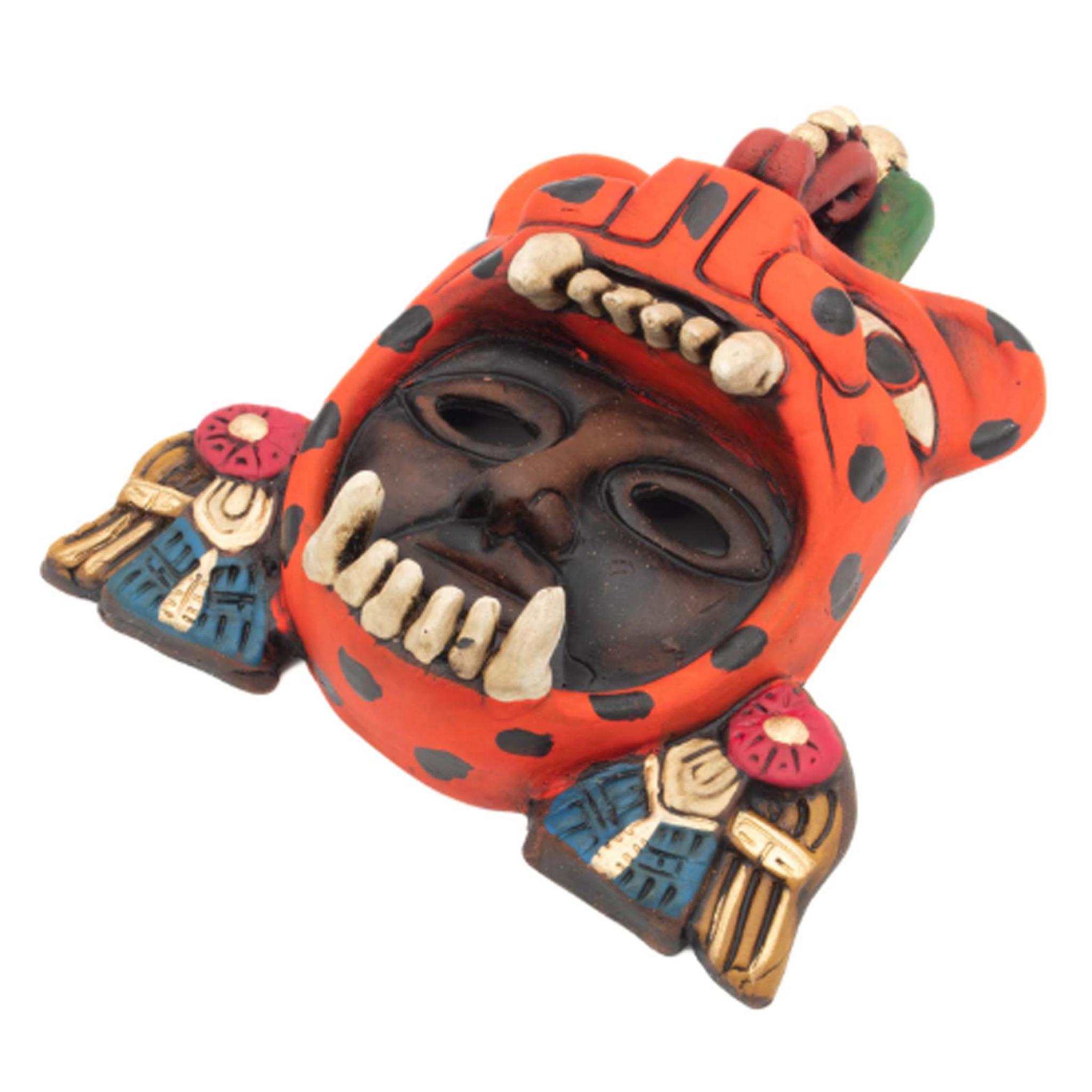 Colourful Clay Jaguar Mask | Starbeck Education