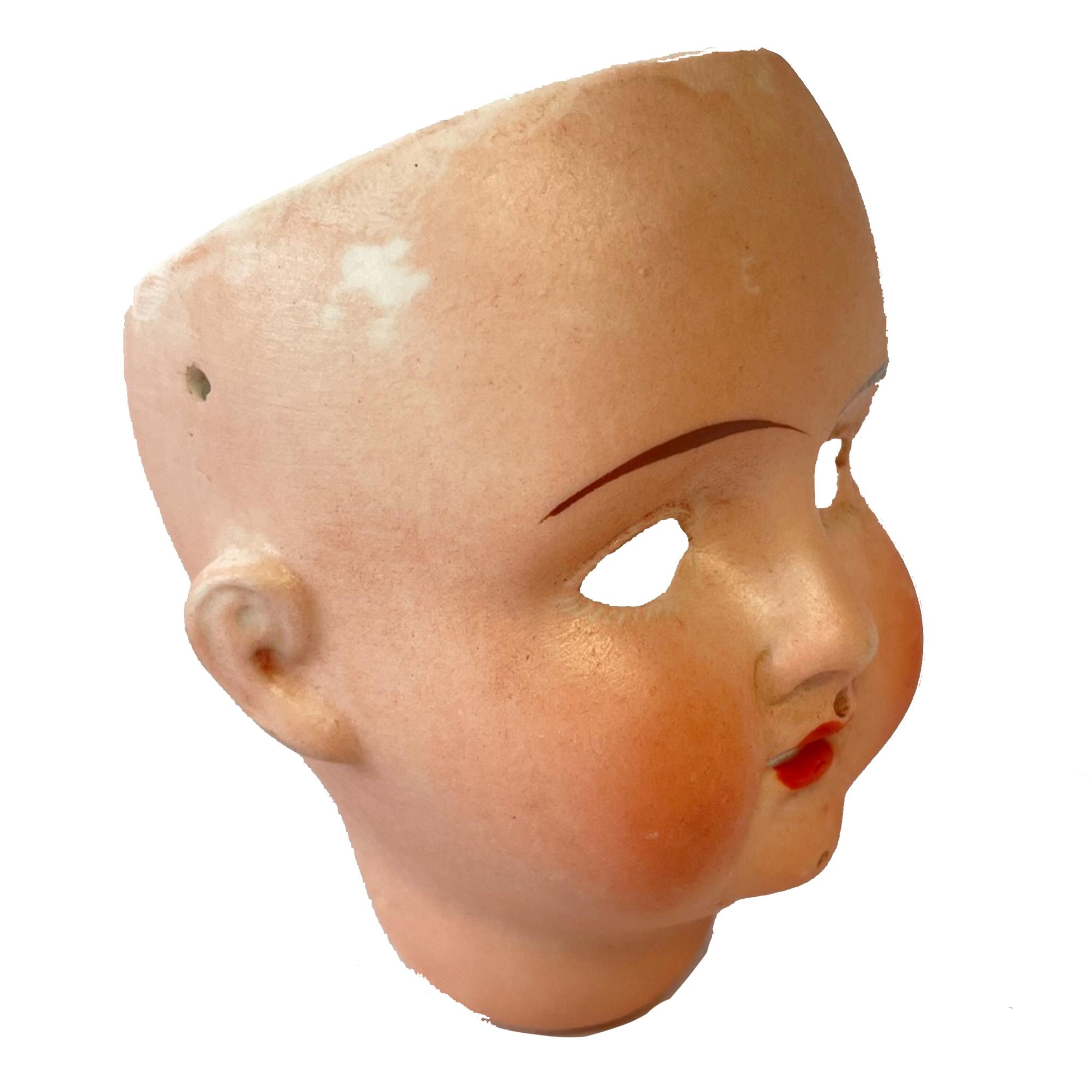 Painted Porcelain Dolls Head - German | Starbeck Education