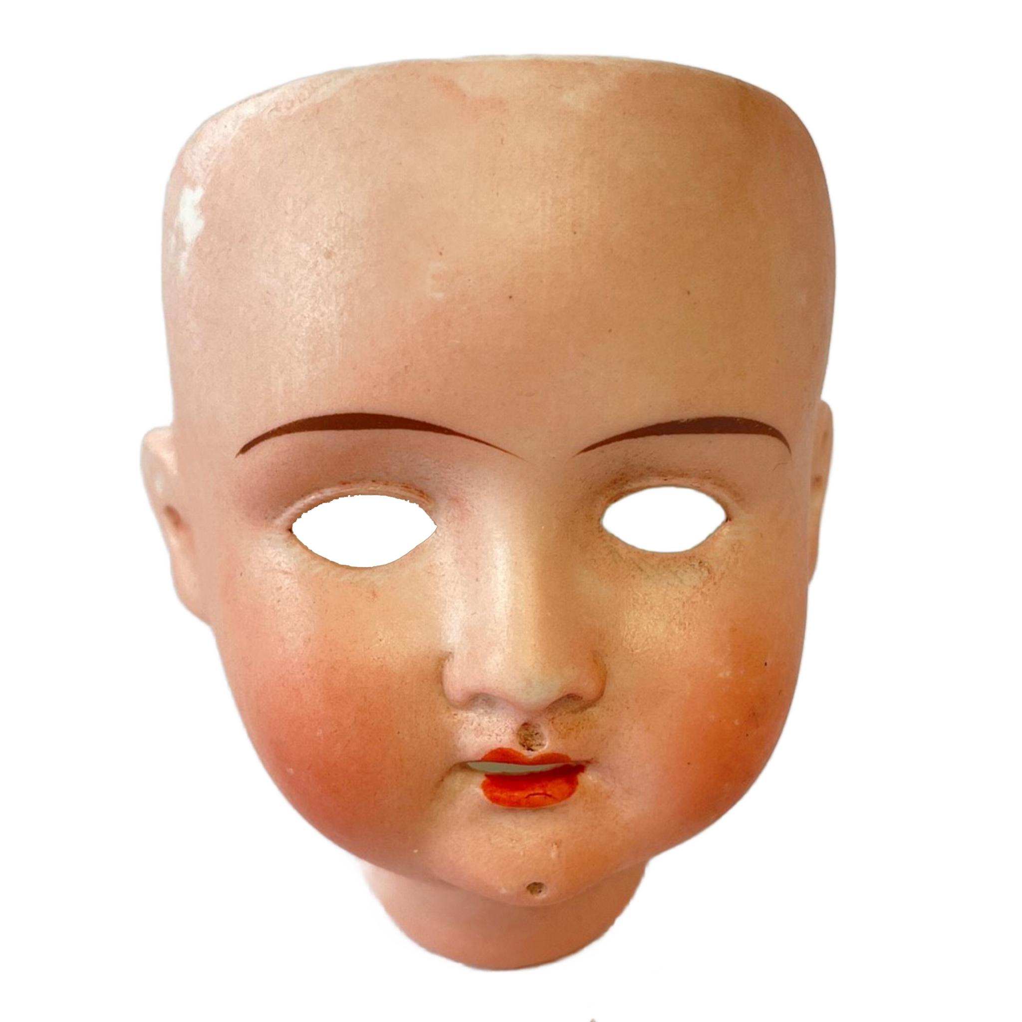 Painted Porcelain Dolls Head - German | Starbeck Education