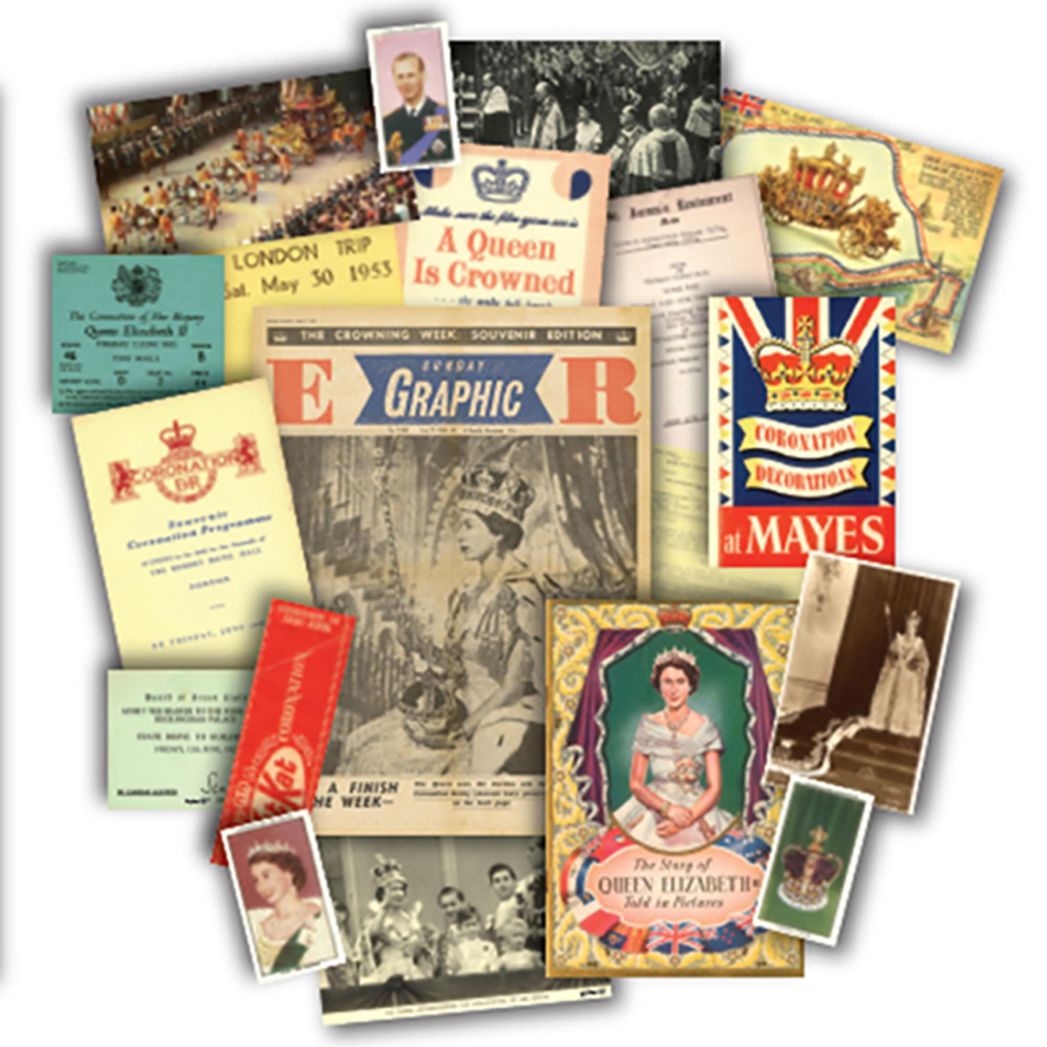 Queen Elizabeth II Coronation Day Memorabilia Pack | Starbeck Education