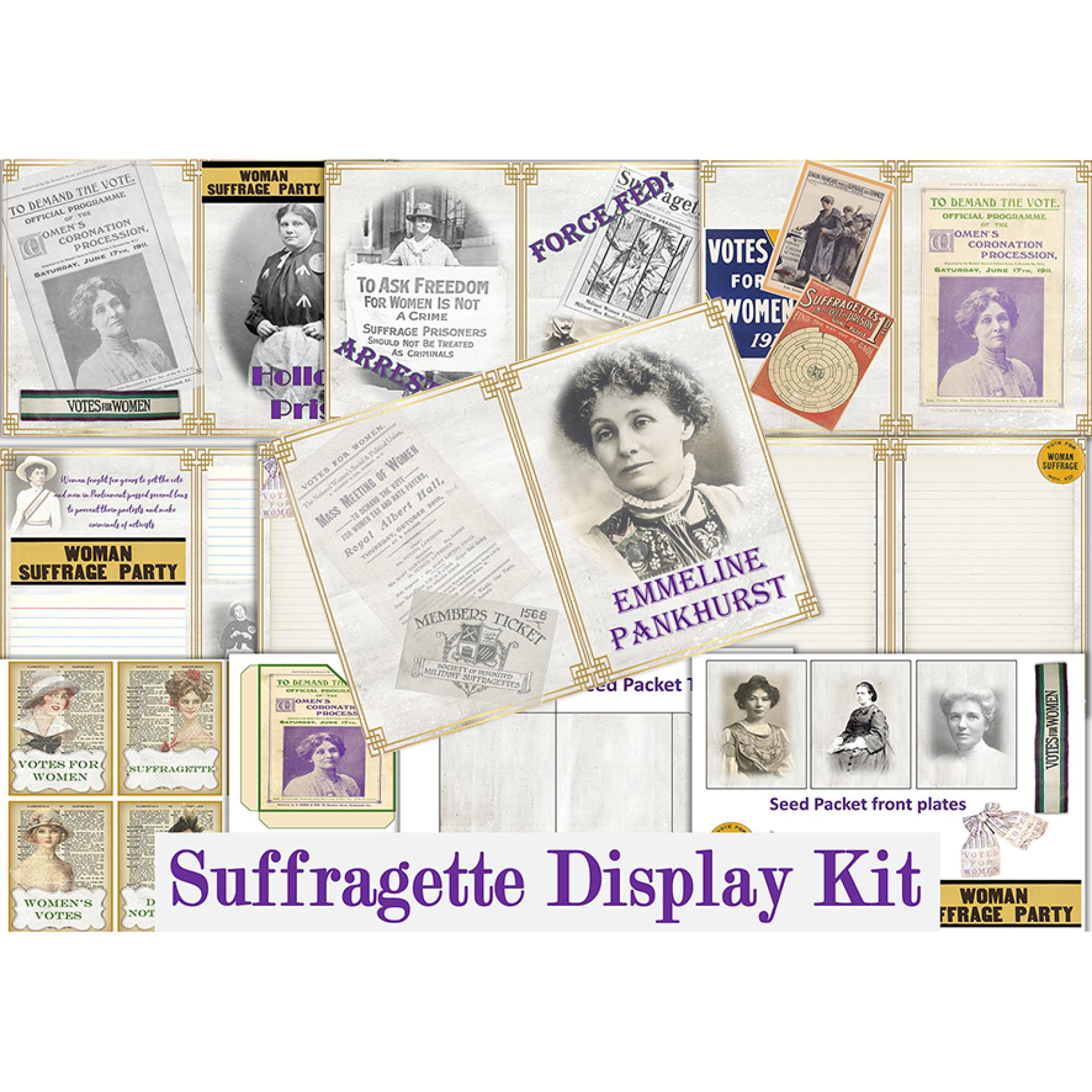 Suffragette Display Kit | Starbeck Education