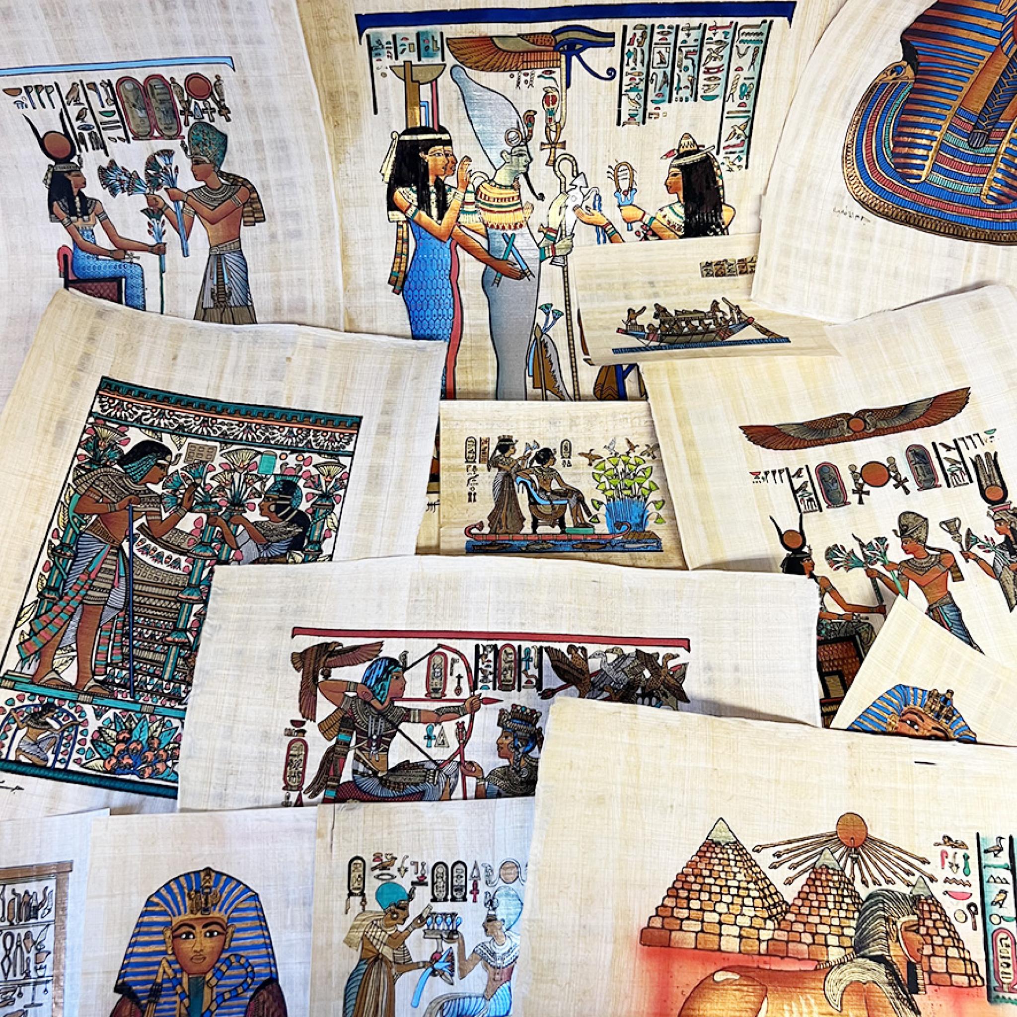 Extra Large Painted Papyrus | Starbeck Education