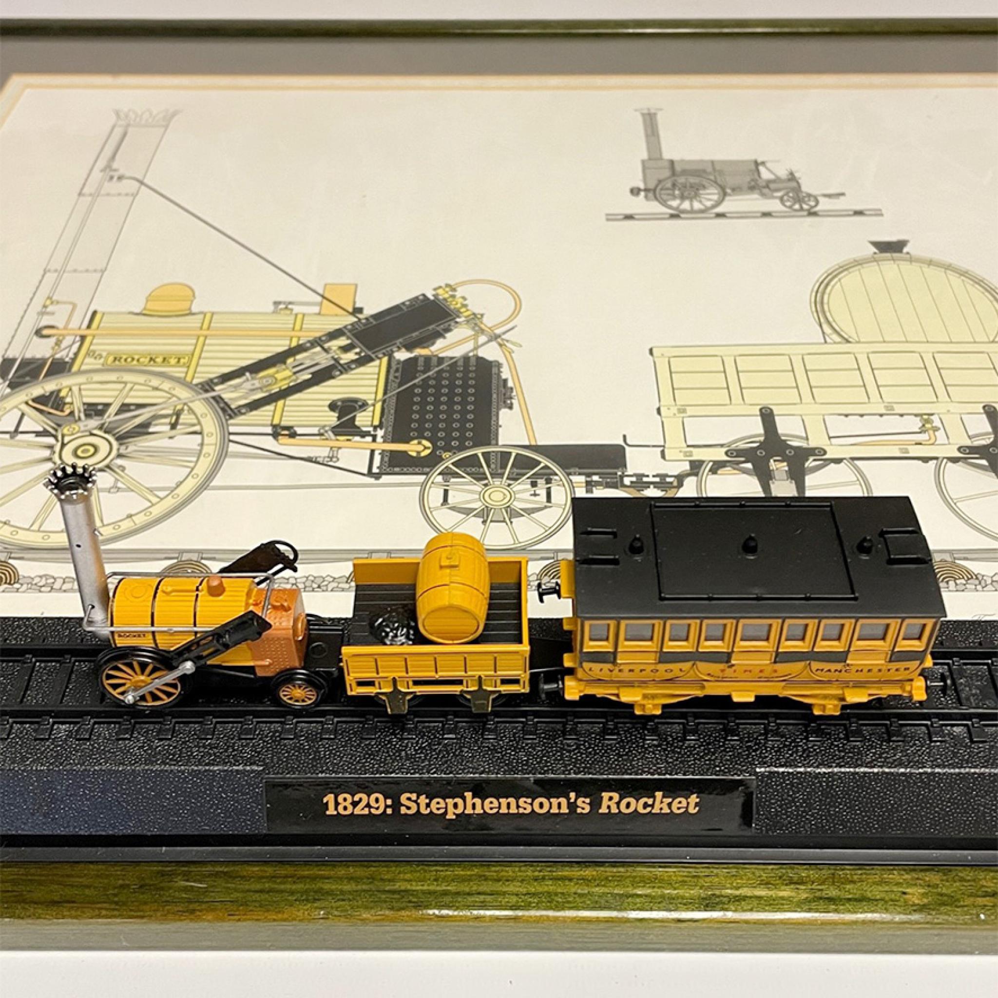 Stephenson's Rocket and Framed Drawing | Starbeck Education