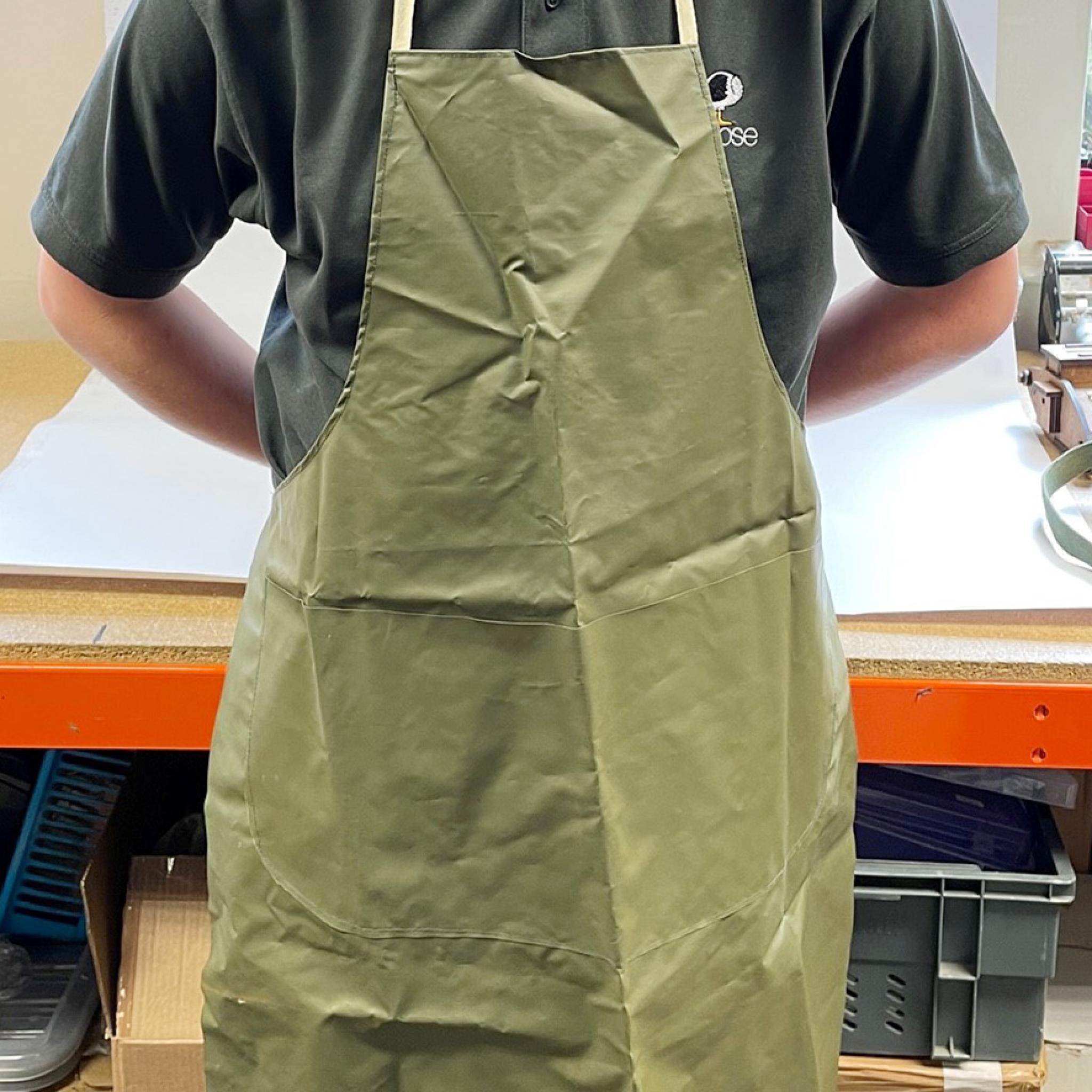 WW2 Green Blood proof Apron | Starbeck Education